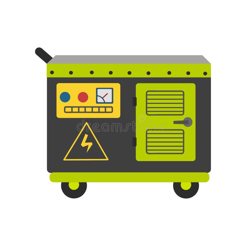 Power Generator Icon Clipart Logotype Isolated Illustration Stock ...