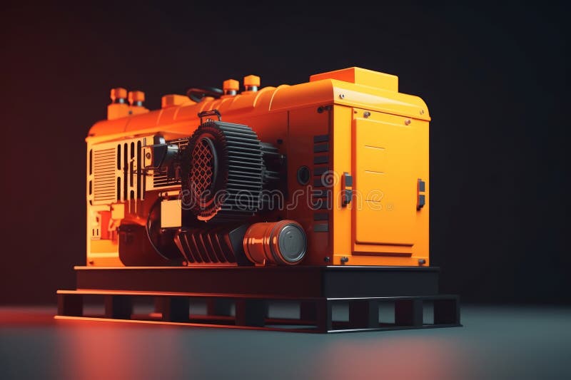 Power Generator. Generate Ai Stock Illustration - Illustration of ...