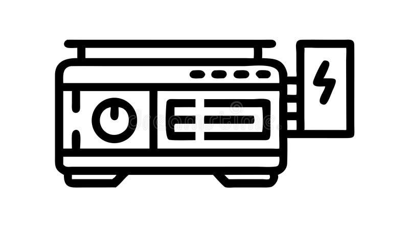 Power Generator System, Energy Supply, Vector Design Generative AI ...