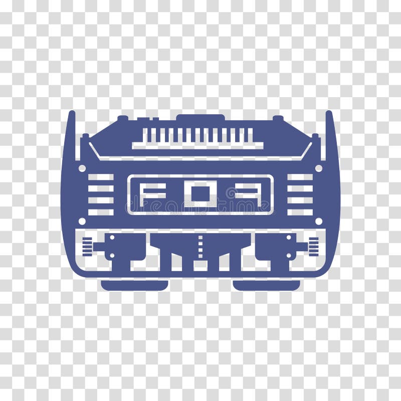 Power Generator Vector Icon Stock Vector - Illustration of diesel ...