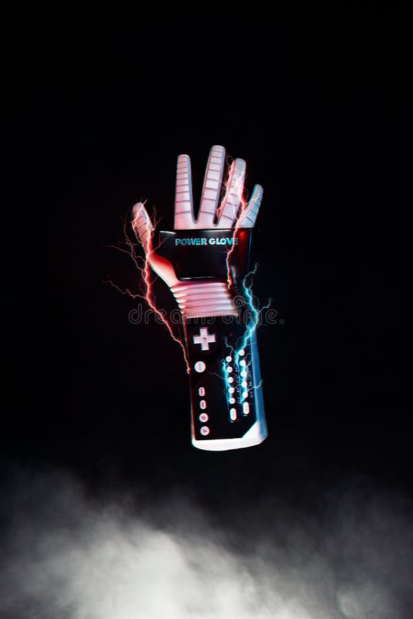 Power Glove from Nintendo editorial stock image. Image of black - 177819479