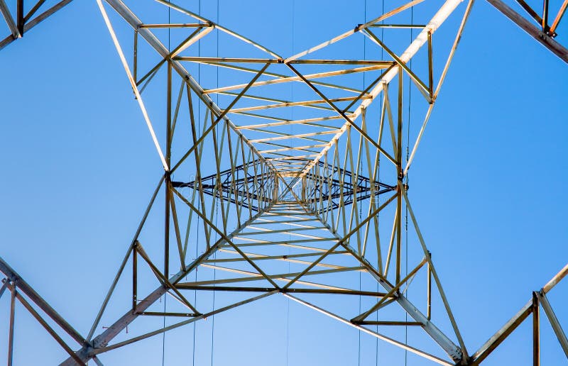 Power Grid Abstract Showing Patterns Stock Image - Image of line, built ...