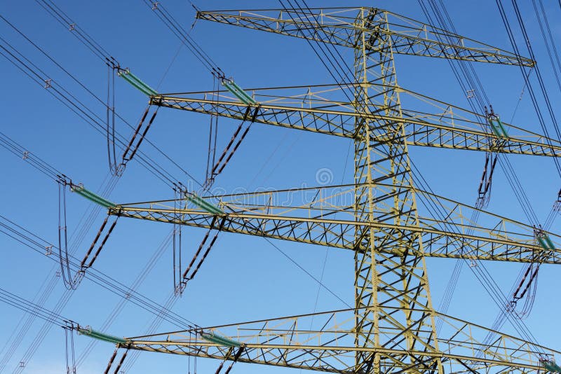 Power Grid Expansion - Modern Power Pole Stock Photo - Image of grid ...