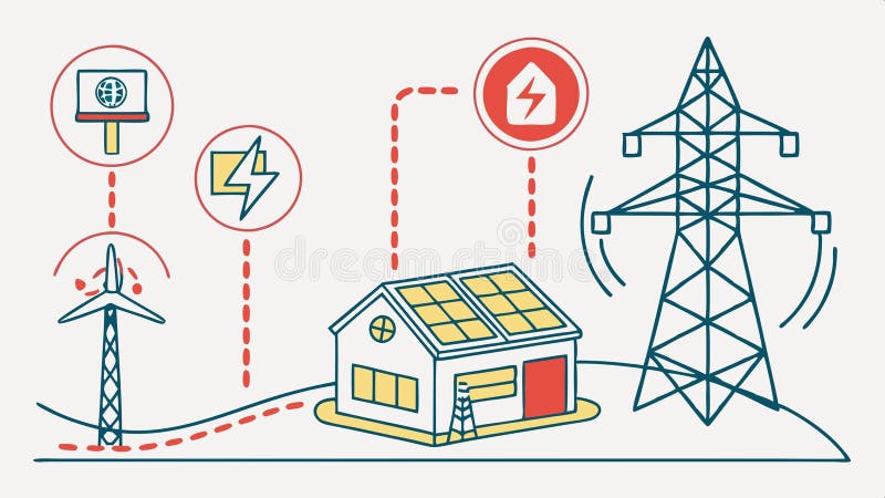 Power Grid Network: Energy, Electricity, Technology, Supply Vector ...
