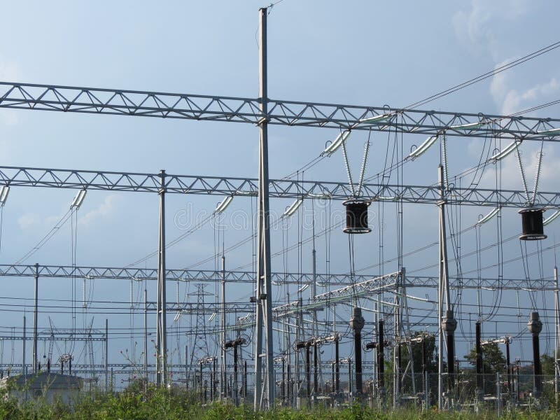 Power grid stock image. Image of electrical, business - 54008187