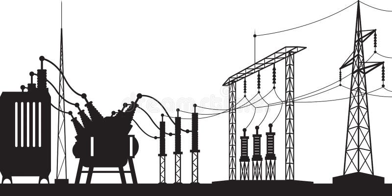 Substation Stock Illustrations – 2,520 Substation Stock Illustrations ...