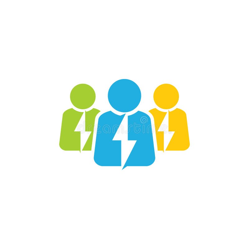 Power Group Logo Icon Design Stock Vector - Illustration of forum ...