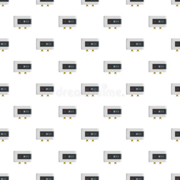 Power Heater Pattern Seamless Vector Stock Vector - Illustration of ...