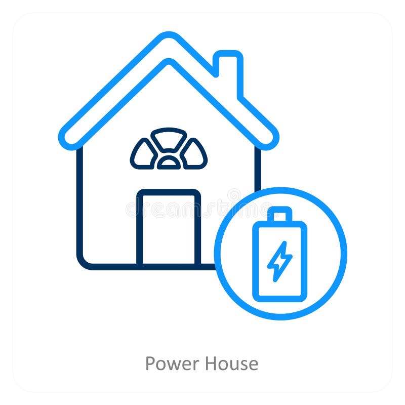 Power House stock illustration. Illustration of vector - 341722073