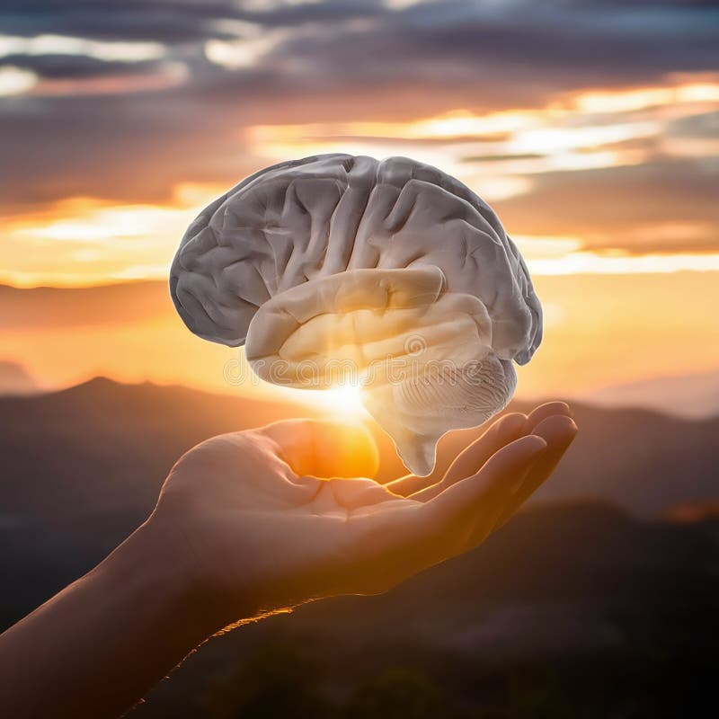 POWER of HUMAN BRAIN and it is STRUCTURE Stock Illustration ...