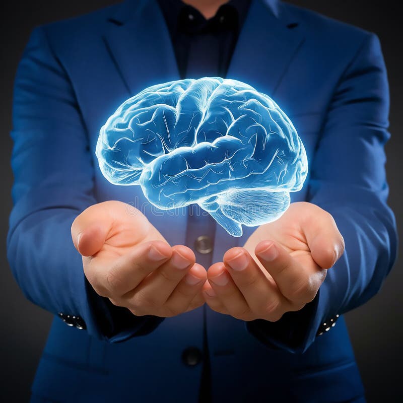 POWER of HUMAN BRAIN and it is STRUCTURE Stock Illustration ...