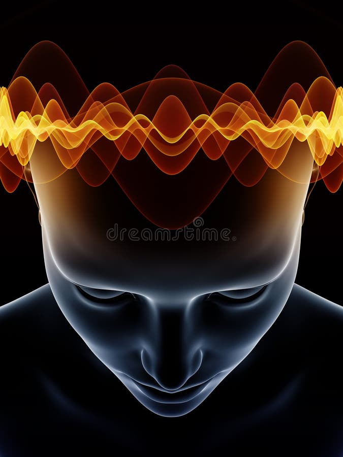 Power of Human Mind stock illustration. Illustration of concept - 146137540