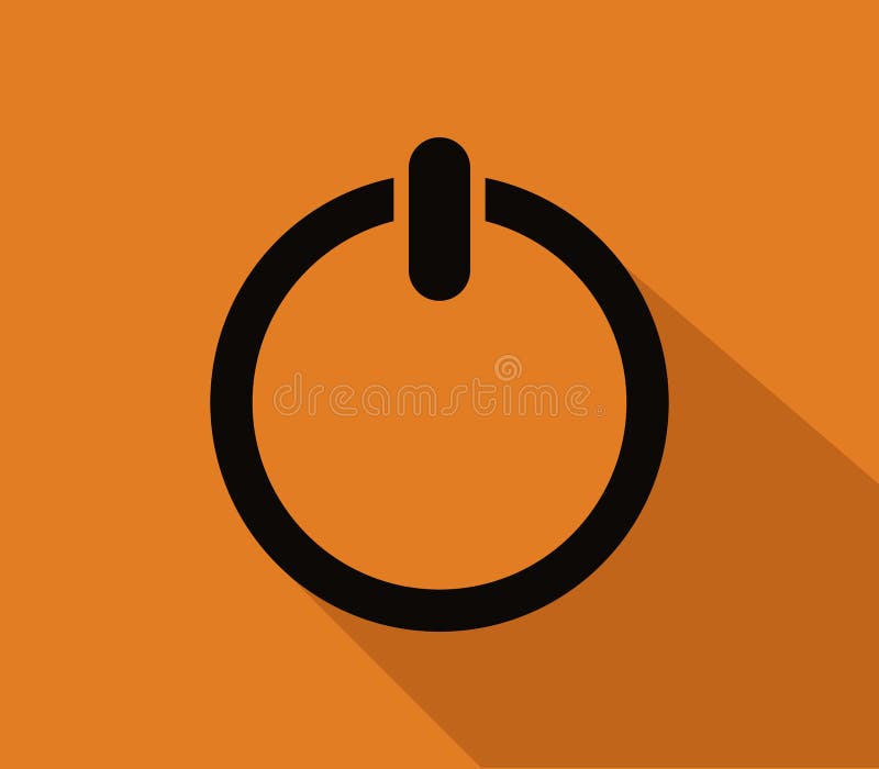 Power icon illustrated stock illustration. Illustration of energy ...