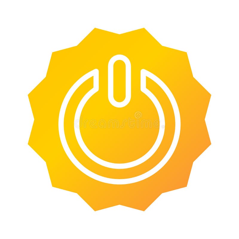 Power Icon.power Illustration. Flat Vector Icon. Can Use for, Icon ...