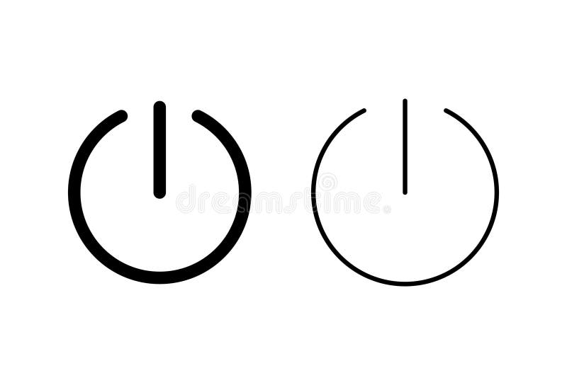 Power Icon . Power Switch Icon. Electric Power Stock Vector ...