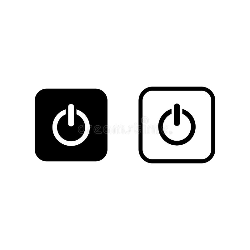 Power icon. Power Switch. stock vector. Illustration of electronic ...
