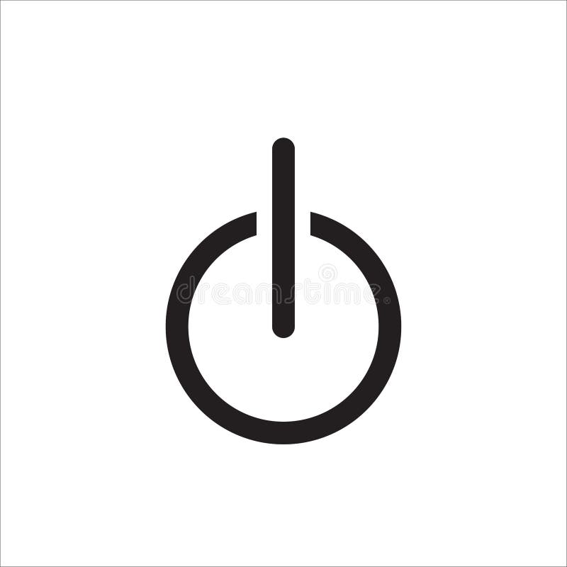Power Icon Vector. Flat Icon Power on OFF Symbol Stock Vector ...