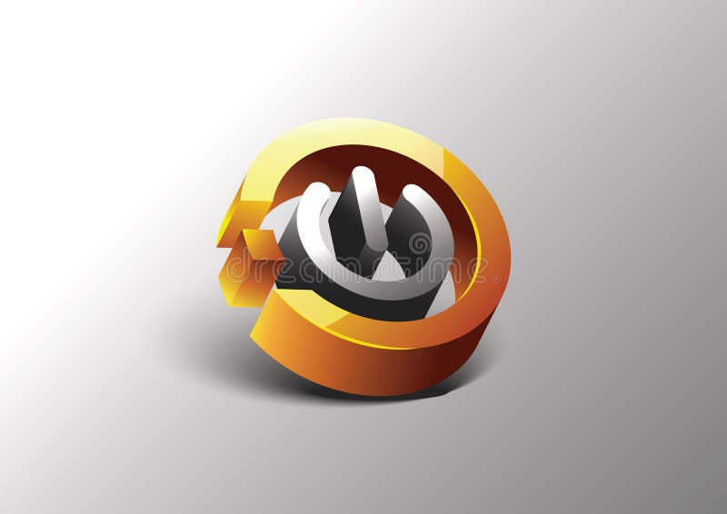 Power Icon. Vector Illustration Decorative Background Design Stock ...