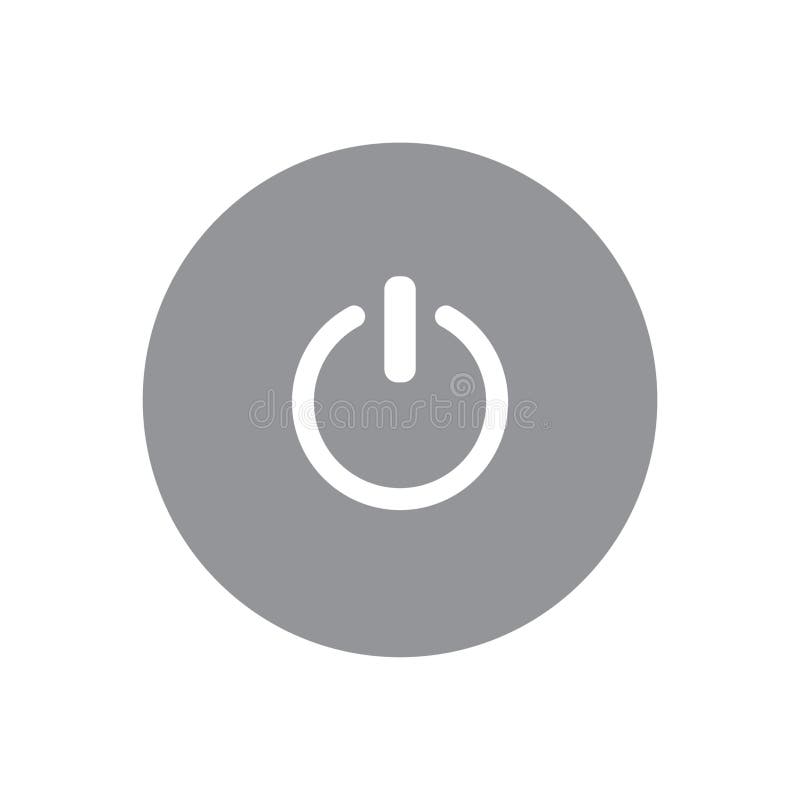 Power Icon. Vector Illustration Decorative Design Stock Vector ...