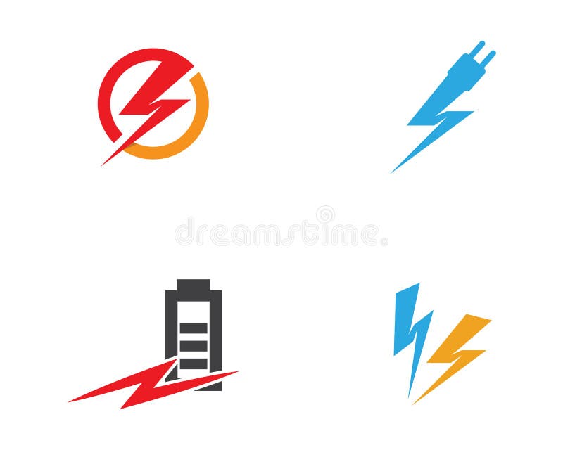 Power Icon Vector Illustration Stock Vector - Illustration of vector ...