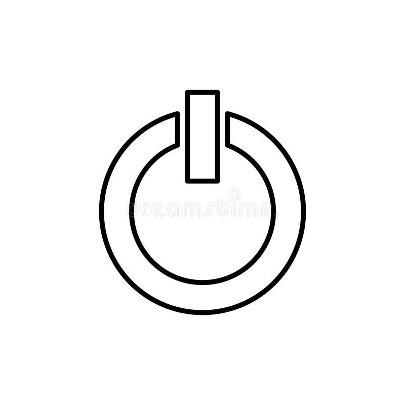 Power Icon . Power Switch Icon. Electric Power Stock Vector ...
