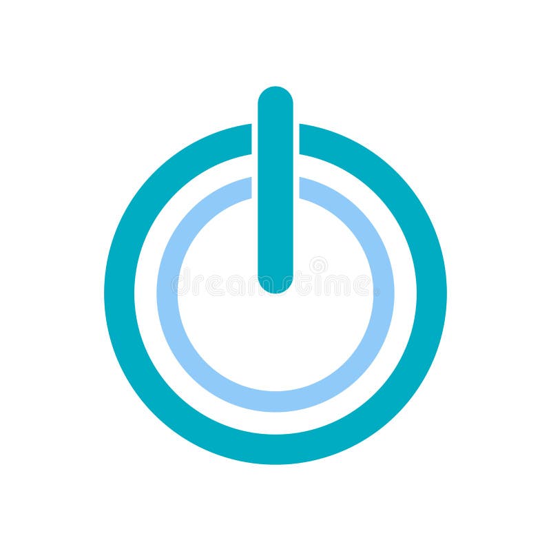 Power Icon Vector Sign and Symbol Isolated on White Background, Power ...