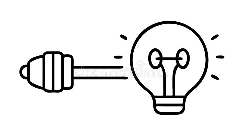 Power Idea Lightbulb, Energy Innovation Efficiency, Vector Design ...