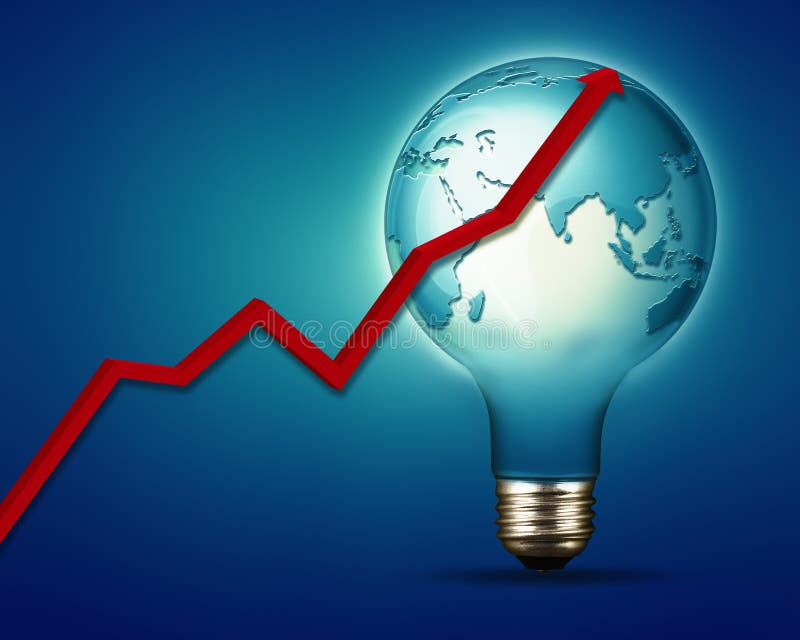 Power and Industry Abstract Backgrounds Stock Illustration ...