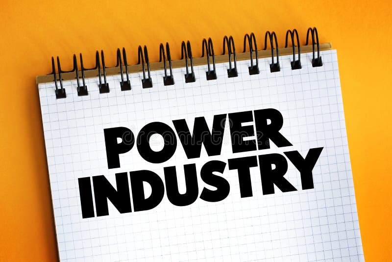 Industry text logo stock illustration. Illustration of industry - 143966485