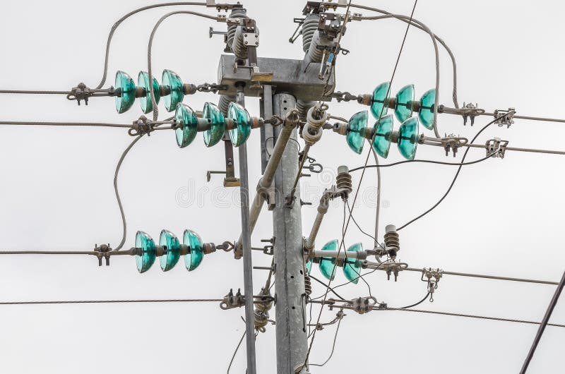 Power Insulators stock image. Image of point, electrical - 68243531