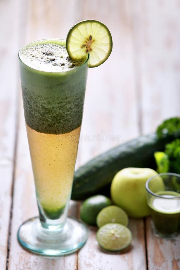 Power Juice with Ingredients Stock Photo - Image of lime, juice: 51374668