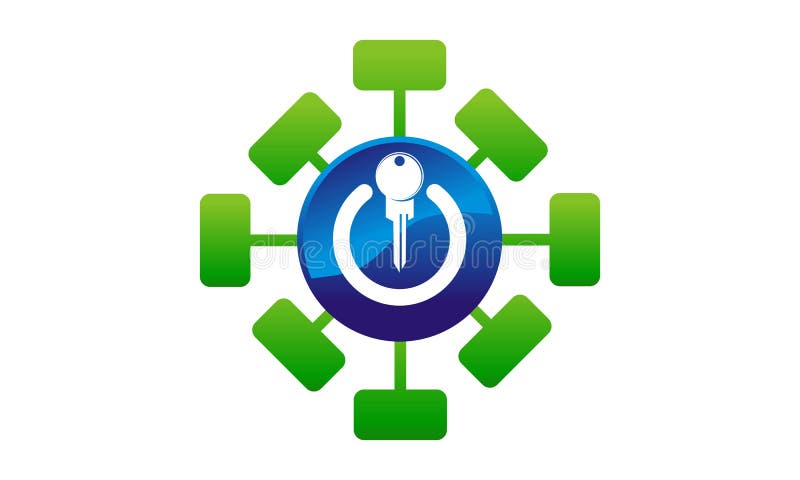 Power Key Button Share stock vector. Illustration of innovation - 105036302