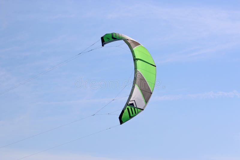 Power Kite stock photo. Image of blue, board, kitesurfing - 103887436