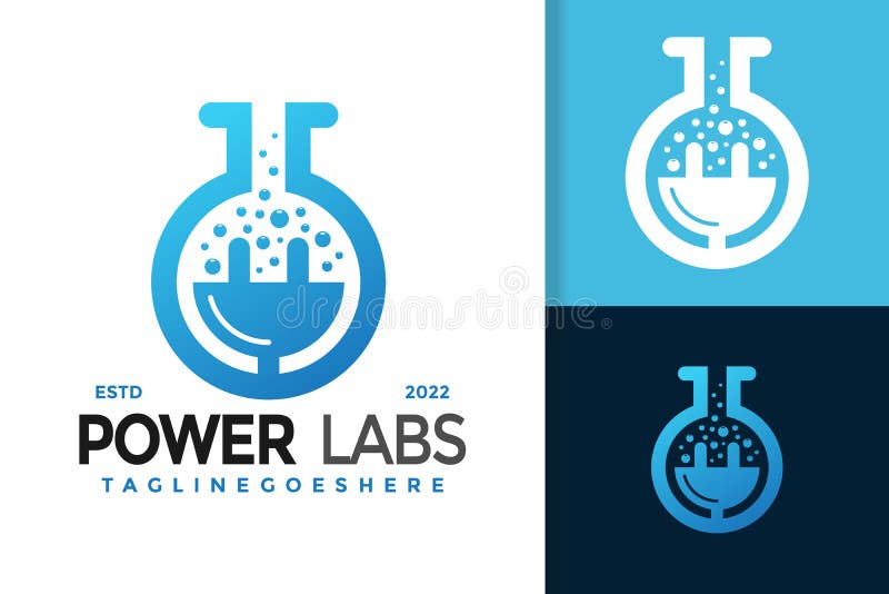 Power Lab Logo Design, Brand Identity Logos Vector, Modern Logo, Logo ...