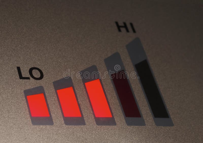 Power level stock image. Image of electrical, close, color - 48959343