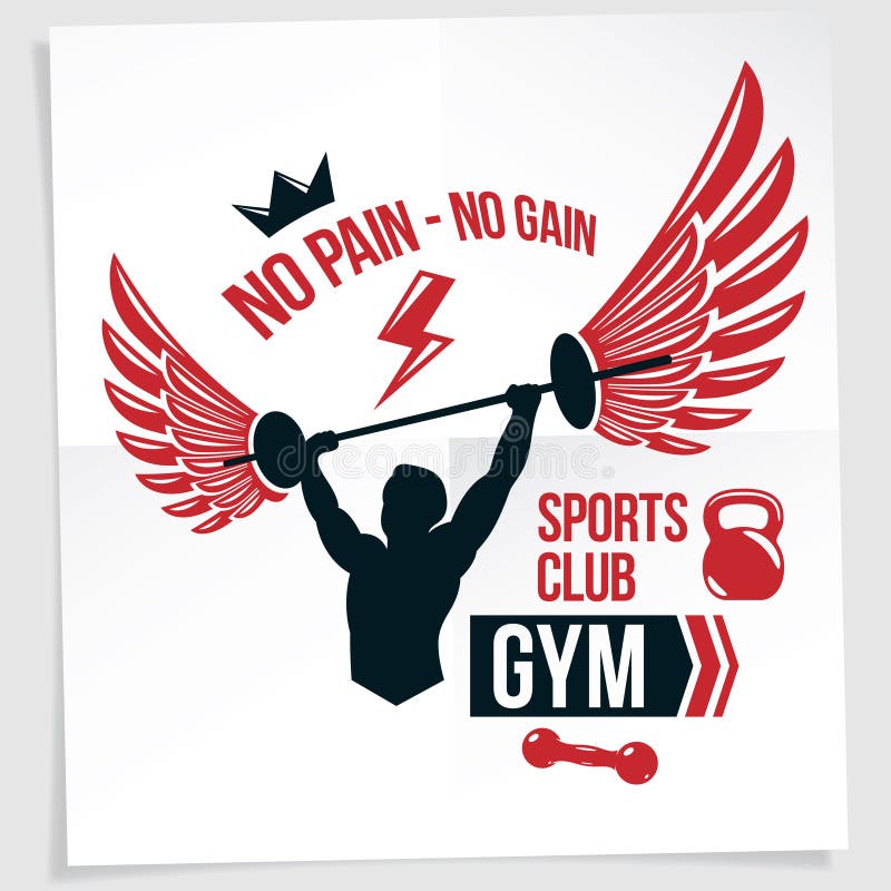 Power Lifting Competition Poster Created with Vector Illustration of ...