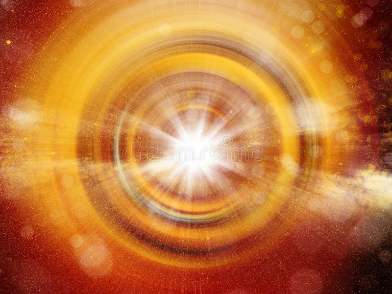 Power of light vortex stock illustration. Illustration of effects ...