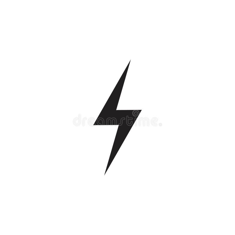Power Lighting Electric Icon Logo Stock Vector - Illustration of vector ...
