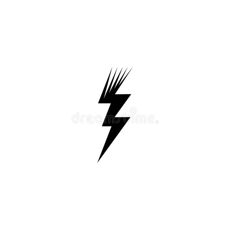 Power Lighting Electric Icon Logo Stock Vector - Illustration of ...