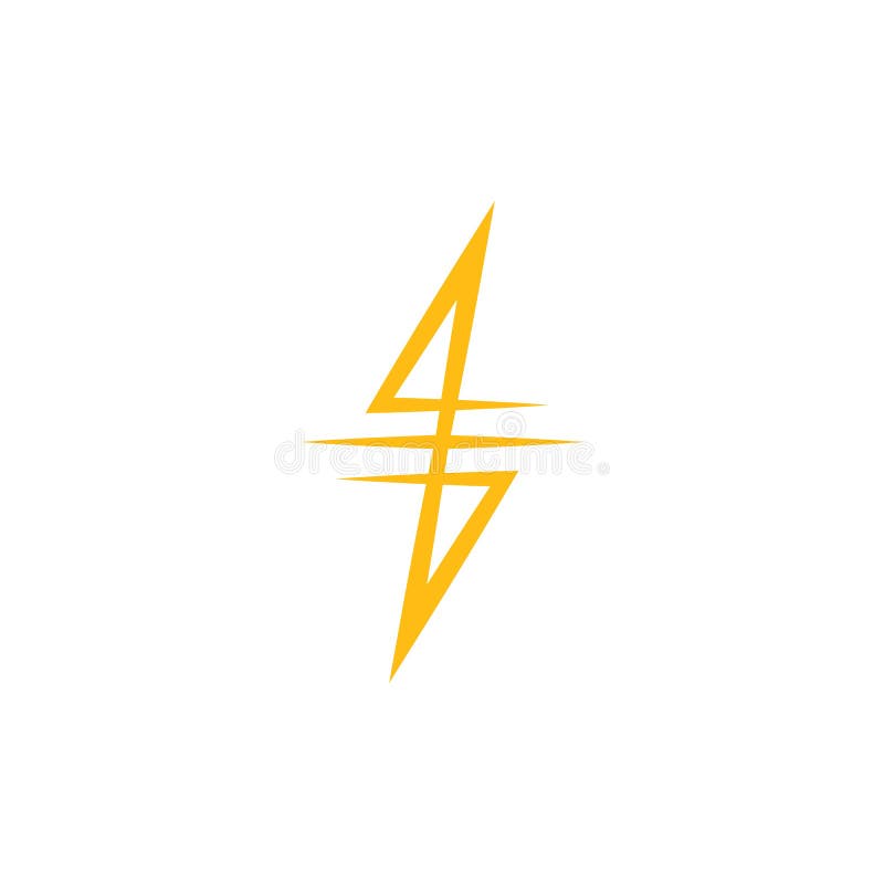 Power lightning stock vector. Illustration of logo, lighting - 204775294