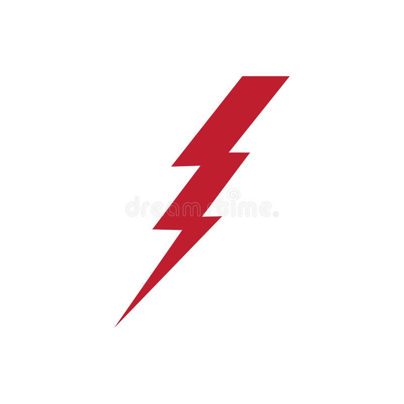 Power Lightning Logo Vector Design Stock Vector - Illustration of ...