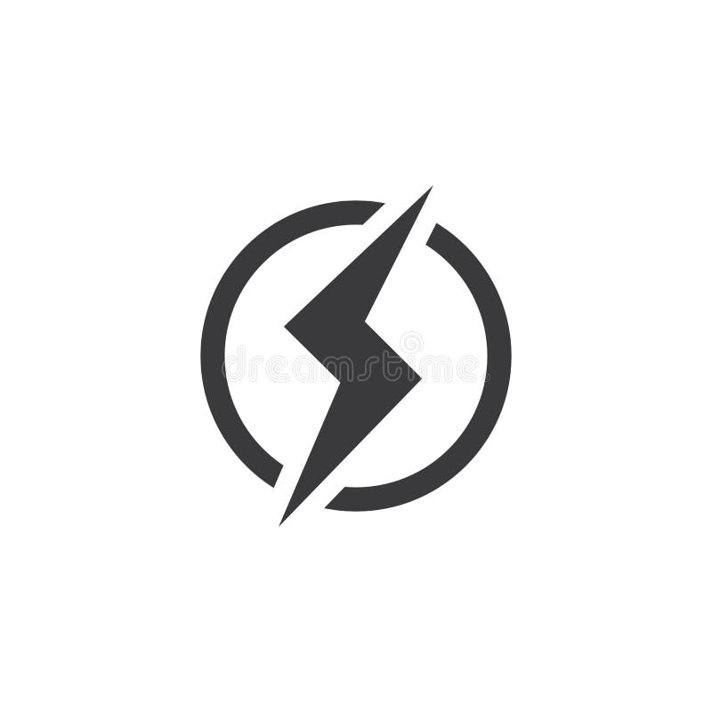 Power lightning logo stock vector. Illustration of element - 225612739