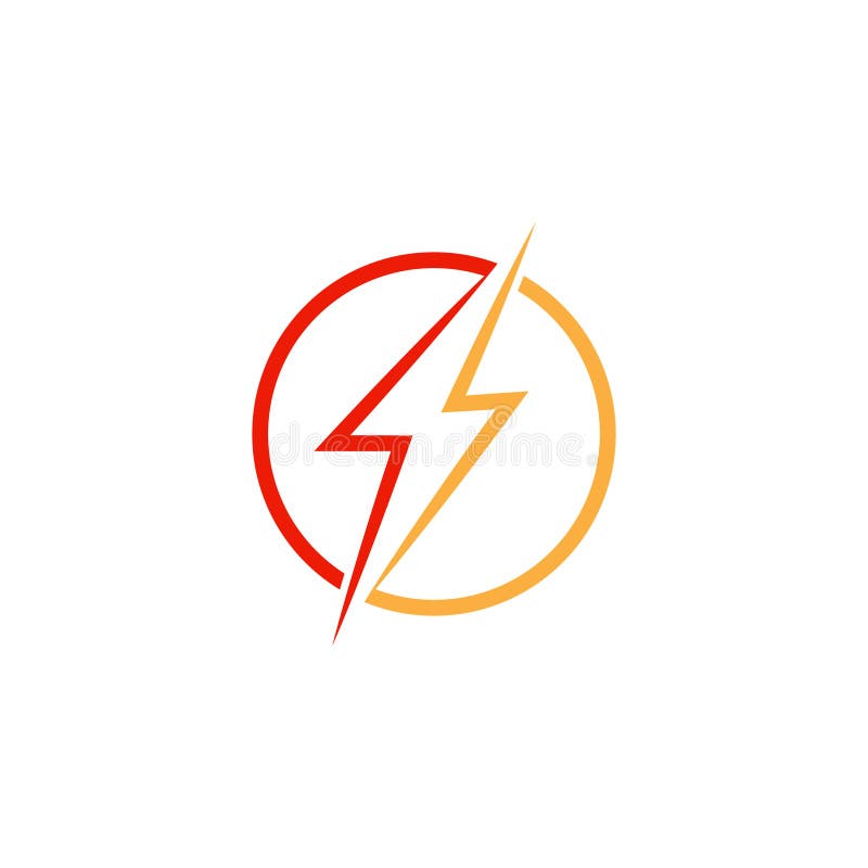 Power Lightning Logo Vector Illustration Business Element and Symbol ...