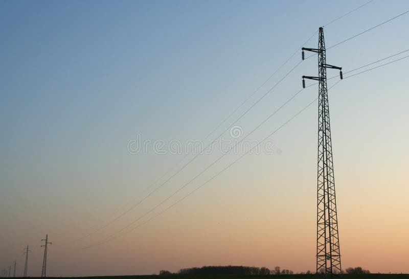 Power line stock image. Image of lines, electricity, line - 109097