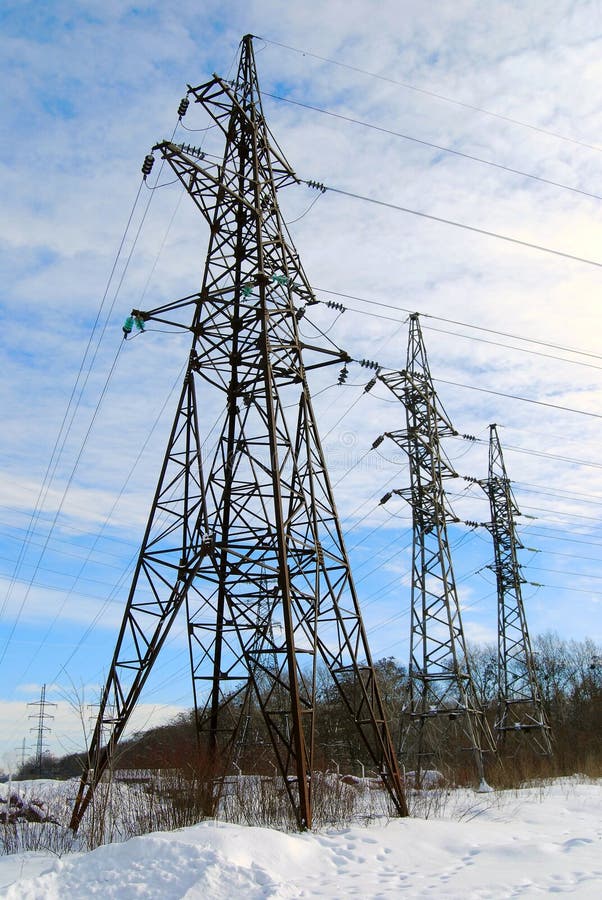 Power line stock image. Image of light, electric, power - 13192003