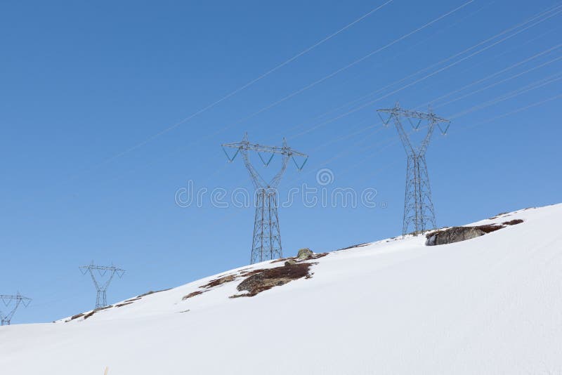 Power line stock image. Image of power, landscape, energy - 24633349