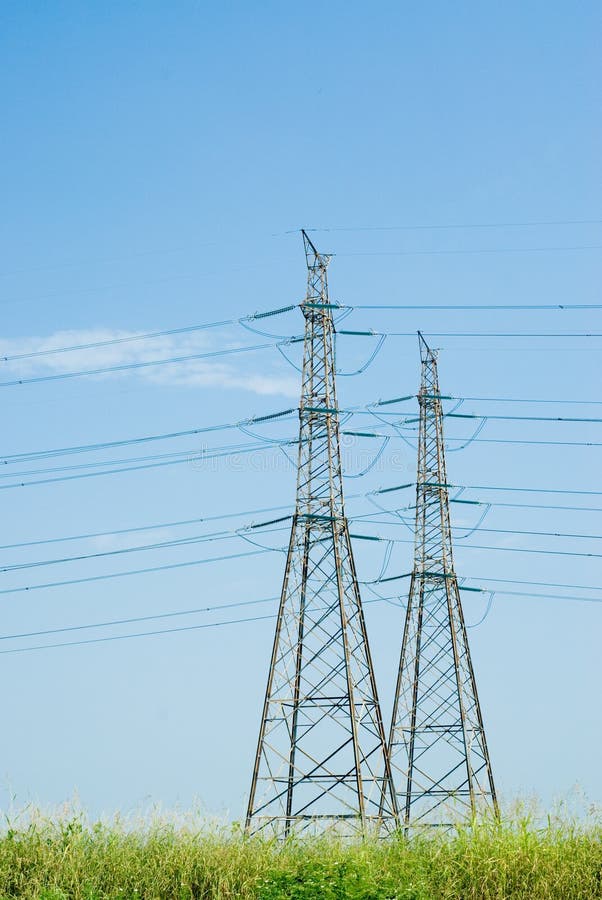 Power line stock photo. Image of pylon, charge, energy - 6549150