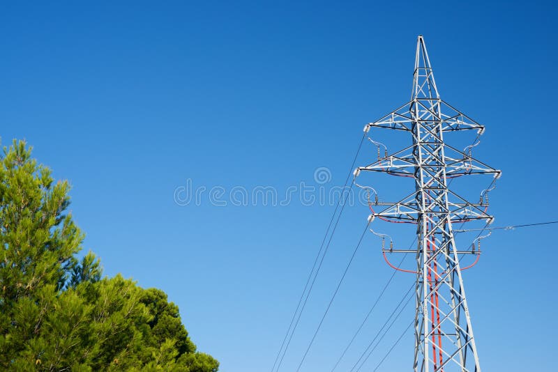 Power line stock image. Image of distribution, electric - 36076447