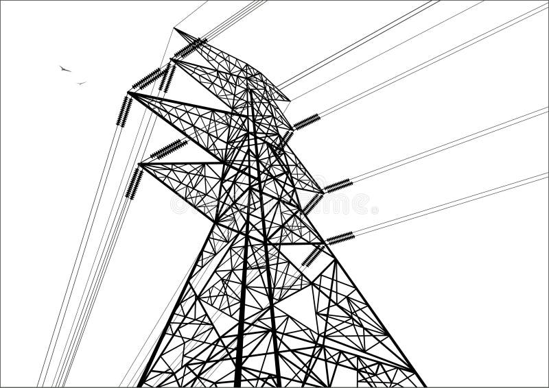 Electricity Pylon Texture Stock Illustrations – 75 Electricity Pylon ...