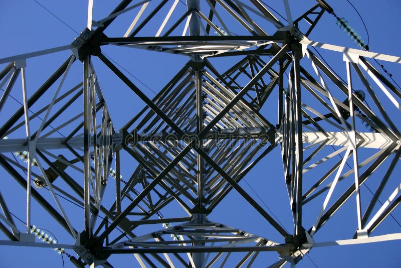 Power line, detailed stock photo. Image of light, electric - 16900